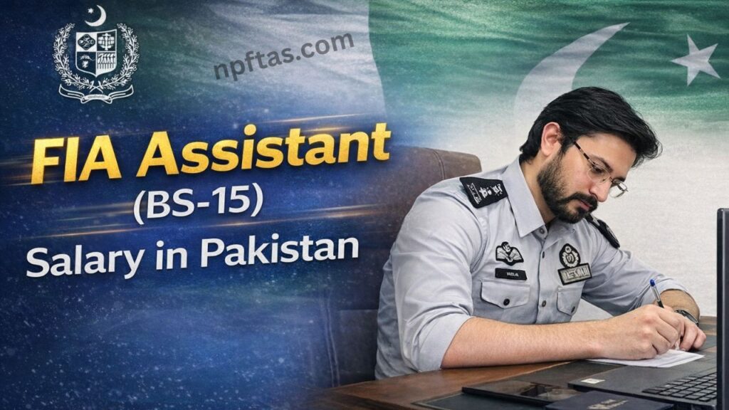 FIA Assistant (BS-15) Salary in Pakistan – Complete Guide 2026 - npftas.com